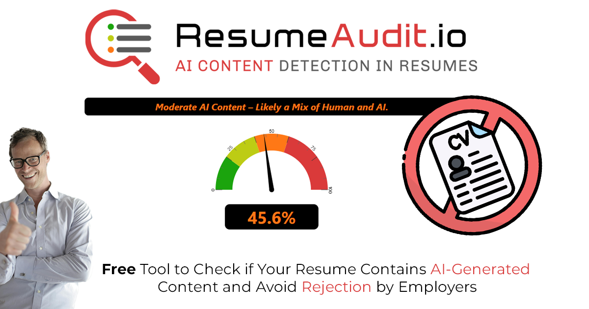 ResumeAudit.io - AI Content Detection In Resumes